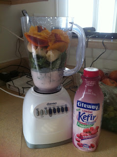 What The Kink?!: Lifeway Kefir: Raspberry Peach Green Smoothie